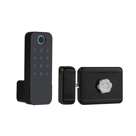 Fingerprint Doorlock Waterproof Outdoor Gate Tt Lock Passcode Ic Card
