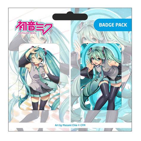 Hatsune Miku Pin Badges 2 Pack Set D Momoko
