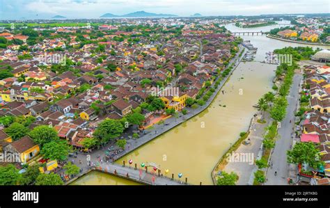 Hoi An Vietnam Panorama Aerial View Of Hoi An Ancient Town Unesco