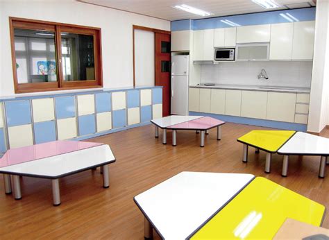 유아용 좌식테이블 클래스별 시공사례 현대플러스