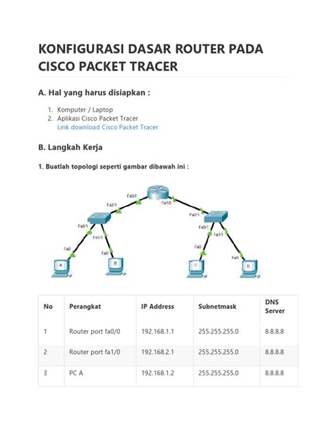 Cara Konfigurasi Wireless Router Pada Cisco Packet Tracer Du