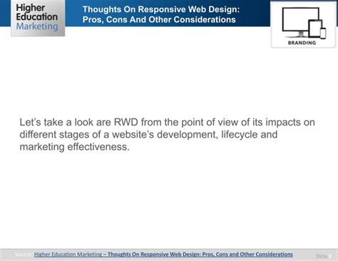 Thoughts On Responsive Web Design Pros Cons And Other Considerations Ppt