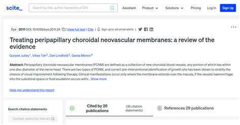 Treating Peripapillary Choroidal Neovascular Membranes A Review Of The Evidence
