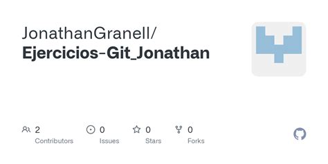 Github Jonathangranellejercicios Gitjonathan