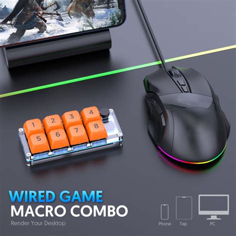 Macro Programmable Keyboard Programmable Keyboard Rgb Backlit Mini