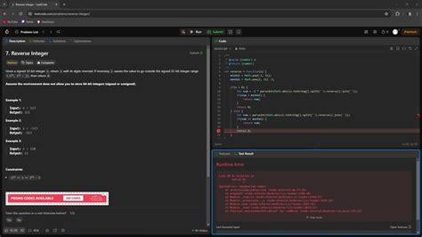 Solving Leet Code Problem 7 Js And Python3 Youtube