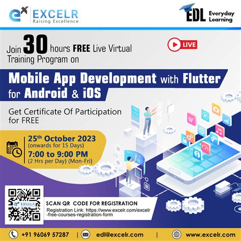 mobile app development with flutter for android and ios