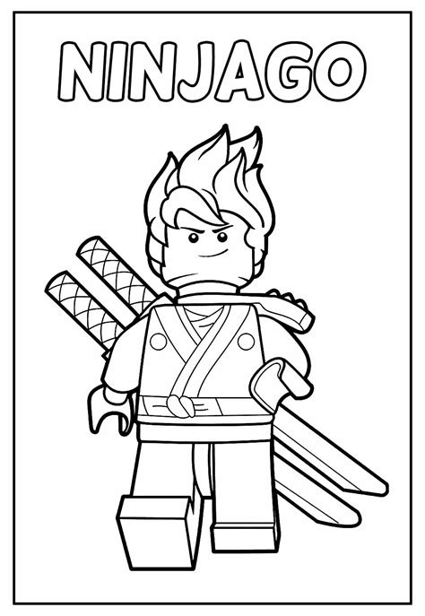 Desenhos De Ninjago Para Imprimir E Colorir Pinte Online