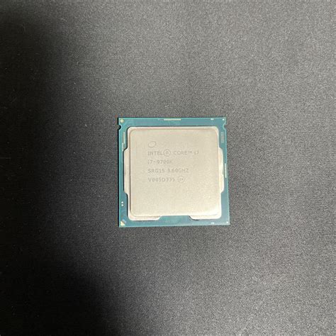 Intel Core I7 9700k Srg15 3 60ghz メルカリ