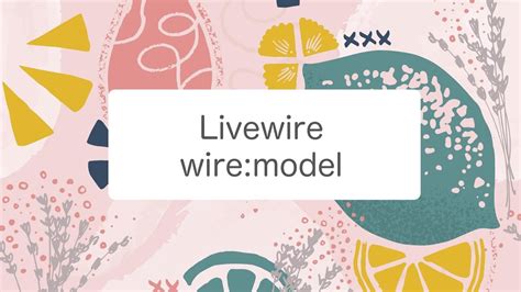 Laravel第 弾Livewire wireModel YouTube