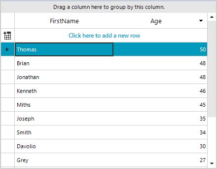 How To Keep The Sort Order After Grouping In Radgridview Telerik Ui For Winforms