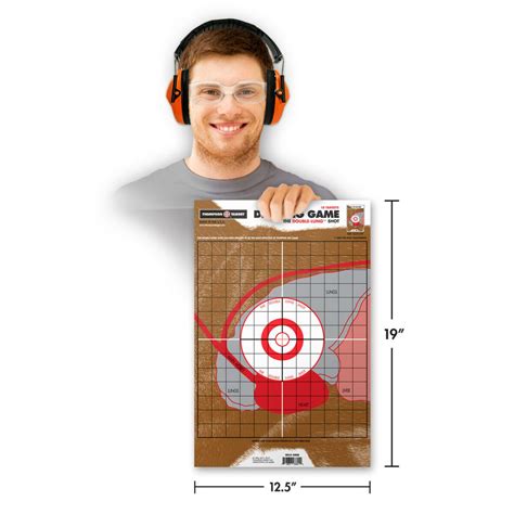 Diana Deer Kill Zone 125x19 Paper Targets 8800 Universal De Deportes
