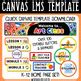 Canvas LMS Template BIG COURSE BUNDLE Art Theme Customizable