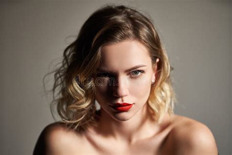 Closeup Of Naked Beautiful Woman Posing Stock Image Image Of Lady Complexion