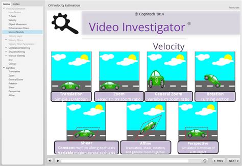 Velocity Estimation Cognitech
