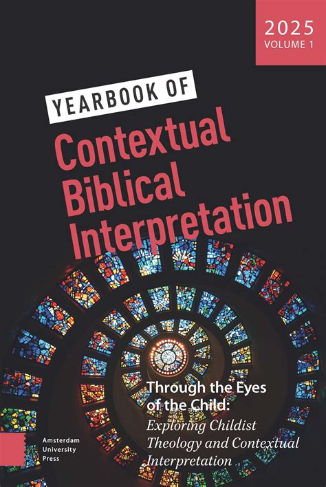 Yearbook Of Contextual Biblical Interpretation Volume 1 Amsterdam