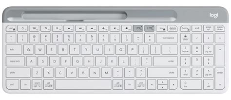 Logitech K580 Slim Multi Device Wireless Keyboard White Mandl Computers Technology