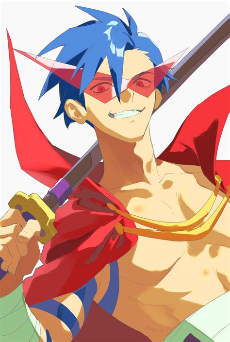 Kamina Tengen Toppa Gurren Lagann Drawn By 333takoyaki Danbooru