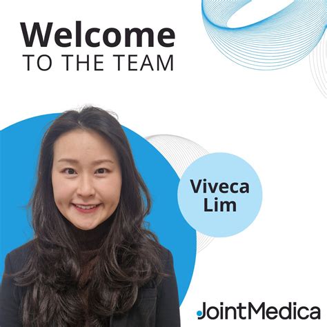 Jointmedica Were Excited To Welcome Viveca Lim To Jointmedica As Our