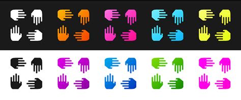 흑백 배경에서 격리된 프로젝트 팀 베이스 아이콘을 설정합니다 비즈니스 분석 및 계획 컨설팅 팀 워크 프로젝트 관리 개발자 벡터