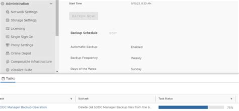 Vmware Cloud Foundation Sddc Manager Day 1 Configurations Backups Captainvops