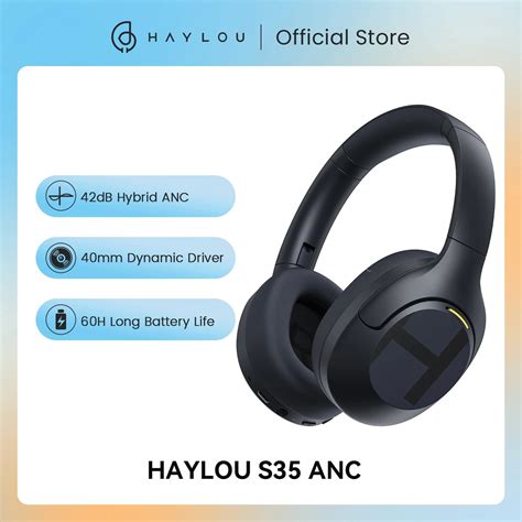 Haylou s35 anc drahtlose Bluetooth 5,2 Kopfhörer 42db Over Ear Geräusch ...