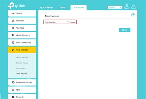 How To Use Time Machine Function On TP Link Routers Case