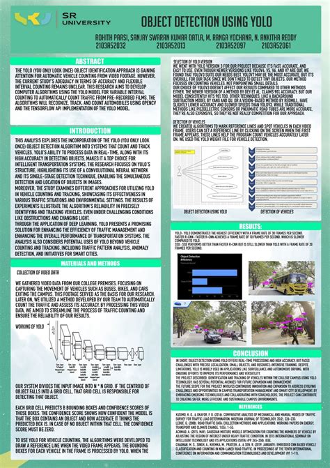 cse cseai minorprojects college yolo objectdetection ai machinelearning trafficcounting