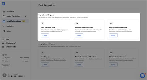 How To Create Popup Based Email Automation