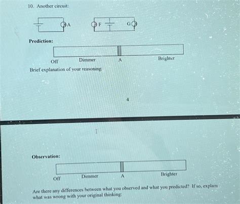 Solved 10 Another Circuit Prediction Brief Explanation Chegg Com