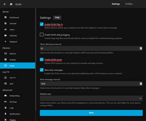 DLNA UPnP Cannot Be Disabled Leaking Information Log Spam Issue Jellyfin Jellyfin