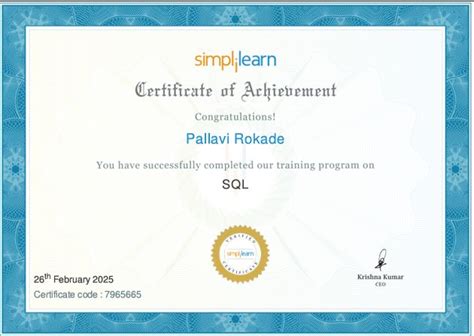 Sql Datamanagement Databaseskills Dataanalysis Pallavi Rokade