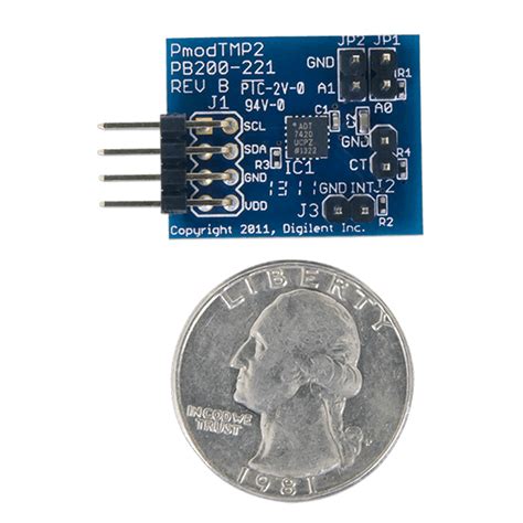 Pmod Tmp2 Digilent温度传感器 万博体育matext网页版