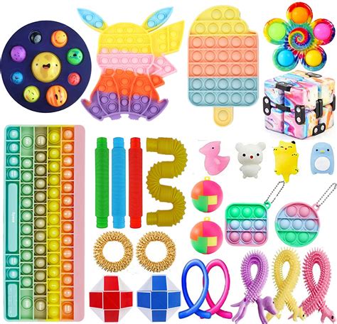 Fidget Pack Fidget Toy Set Anti Anxiety Tools Big Pop Desertcart