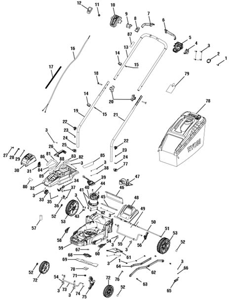 Ryobi Electric Lawn Mower Parts At Janice Hogan Blog