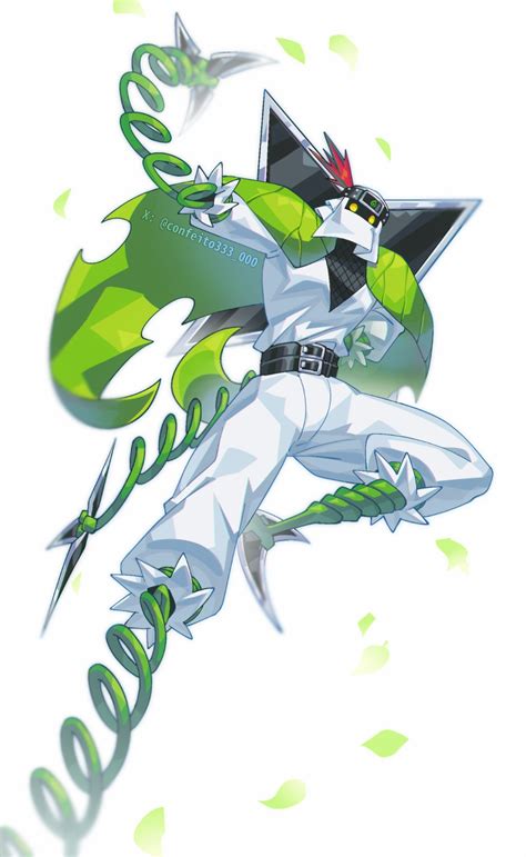 Shurimon Digimon Drawn By Confeito000333 Danbooru