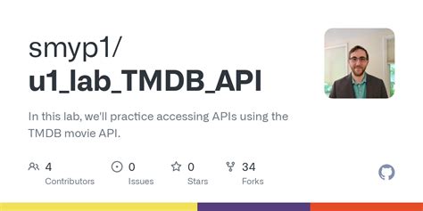 Github Smyp U Lab Tmdb Api In This Lab We Ll Practice Accessing Apis Using The Tmdb Movie Api