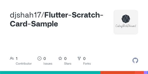 GitHub Djshah17 Flutter Scratch Card Sample