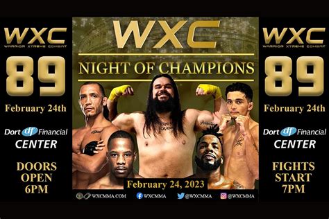 Win Tickets To Wxc Mma Event At Dort Financial Center In Flint Mi