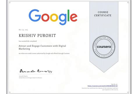 krishiv purohit on linkedin digitalmarketing courseracert