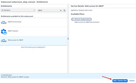Create An Abap Environment Manually Sap Tutorials