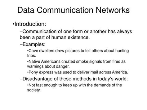 Ppt Data Communication Networks Powerpoint Presentation Free