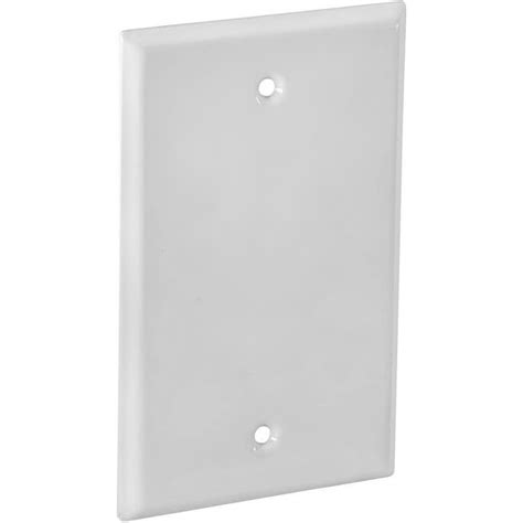 Ppc White Blank Wall Plate Gme Supply