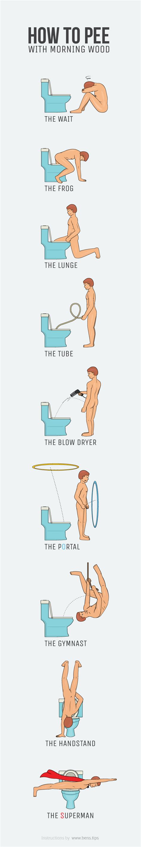 How To Pee With Morning Wood Creative Manila