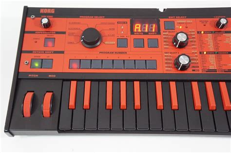 Korg Microkorg Bkrd Limited Black X Red Analog Modeling Synthesizer W Mic Ebay