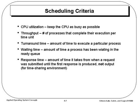 Module 6 Cpu Scheduling Basic Concepts Scheduling Criteria