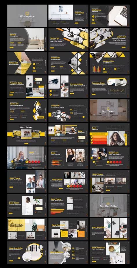 Workspace Google Slide Template Google Slides Template Google Slides Templates