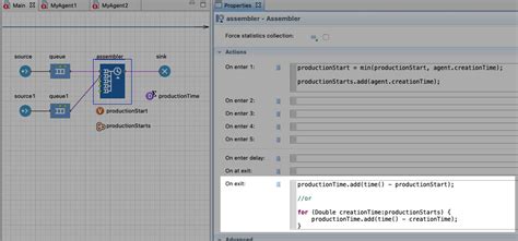 Anylogic How To Calculate Total Production Time Stack Overflow