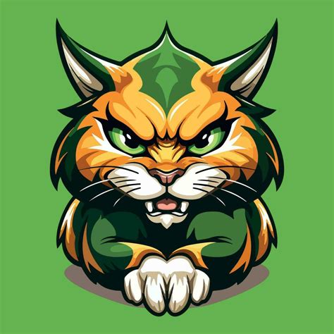 Illustration Of Cute Cat Kawaii Chibi Style Cartoon Characters Vector