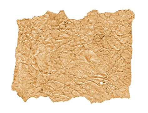 오래 된 구겨진 종이 질감 배경 프리미엄 사진